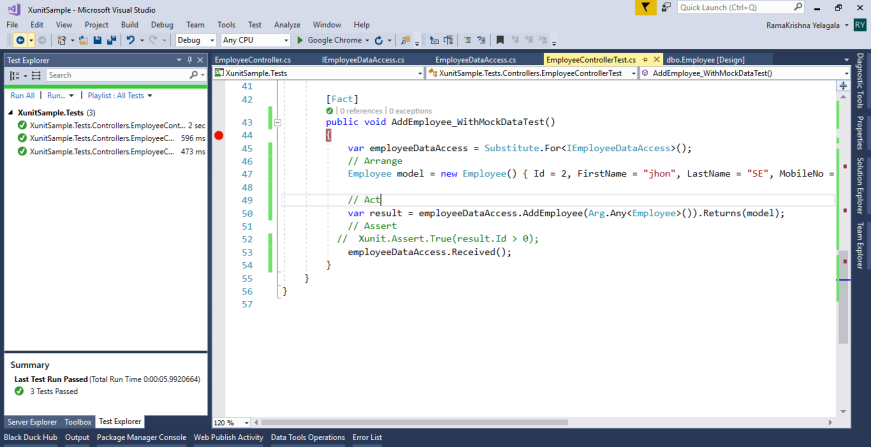 An Easy Way to Create a Sample Unit Test Project With xUnit