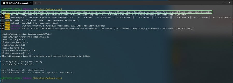 Create a react app without create-react-app