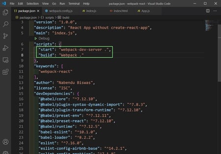 Create a react app without create-react-app