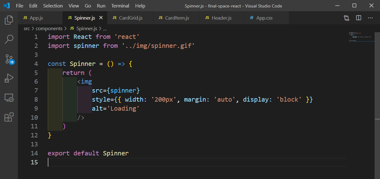 Build a Simple App Using Final Space API in ReactJS