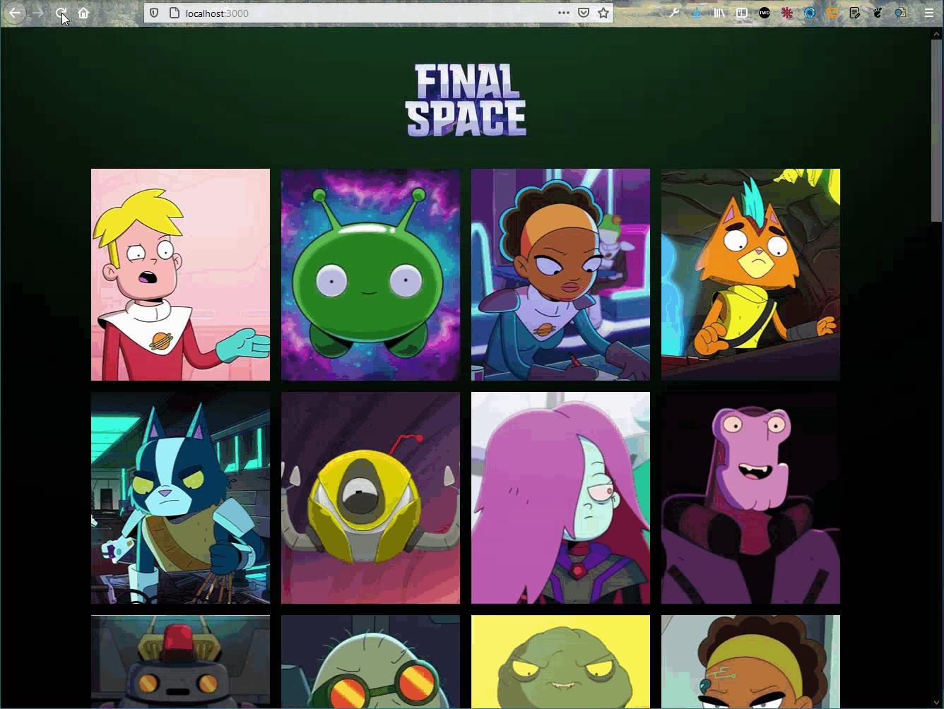 Build a Simple App Using Final Space API in ReactJS