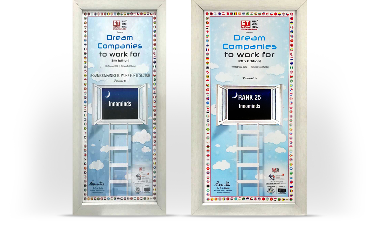 Innominds Ranked 25 in ‘Dream Companies to Work For’ and Wins ‘Dream ...
